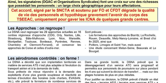 UNSA Aviation Civile – 4 syndicats autonomes au service de tous les ...